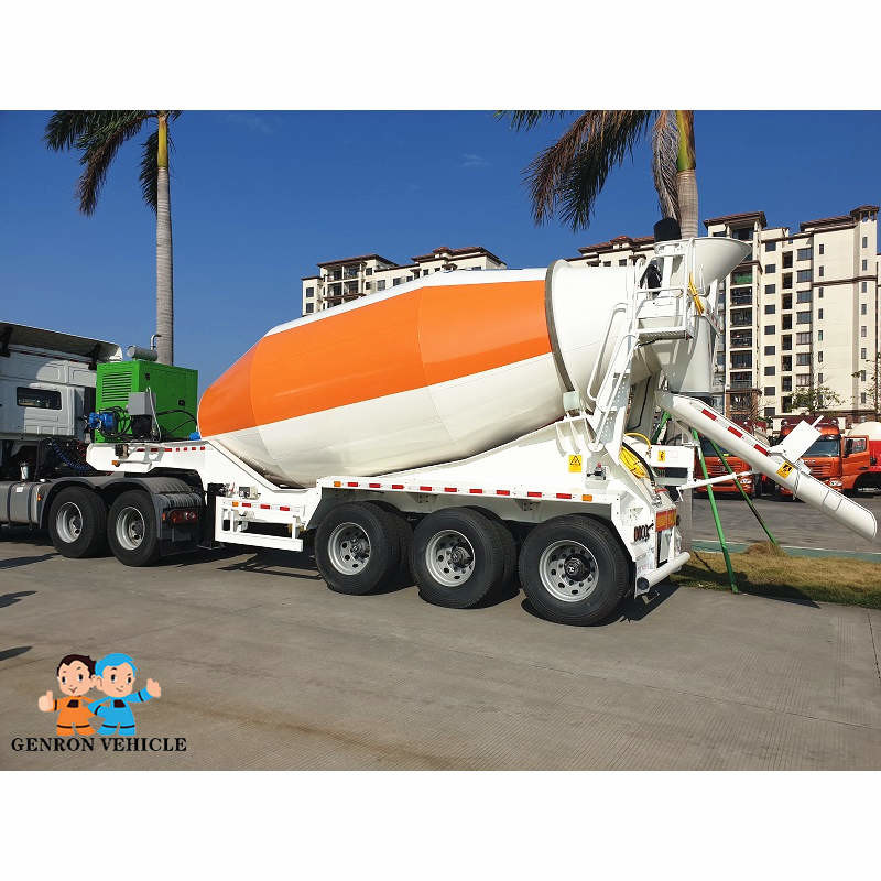 CCC Dry Bulk 3 Axles Mixer 68m3 Bulk Cement Semi Trailer Genron brand