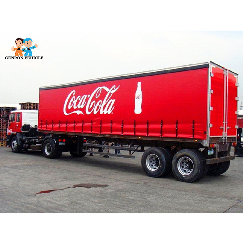 13T Axle 60T Cargo Box Conestoga CCC Curtain Side Trailers