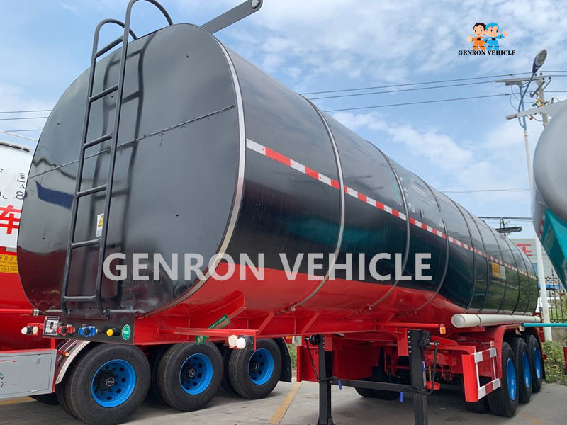 Insulated Asphalt Bitumen Carbon Steel Tank Trailer