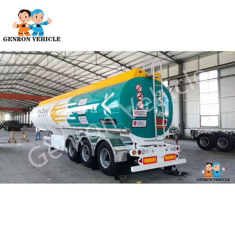3 Axles 4 Compartments 40000L Liquid Tanker Trailer
