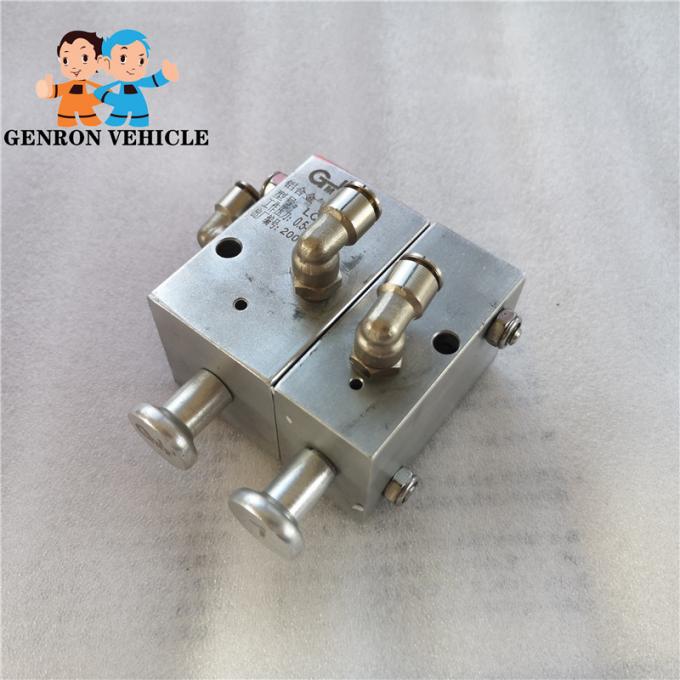 Fuel Tank Truck Aluminum Pneumatic Control Block Push Button