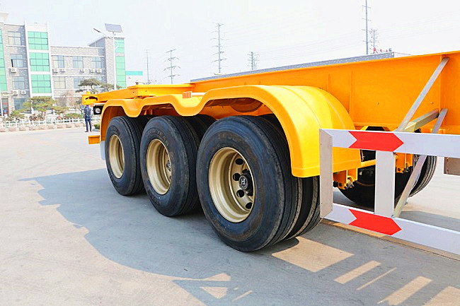 20 Feet Skeleton Intermodal Genron Container Semi Trailer