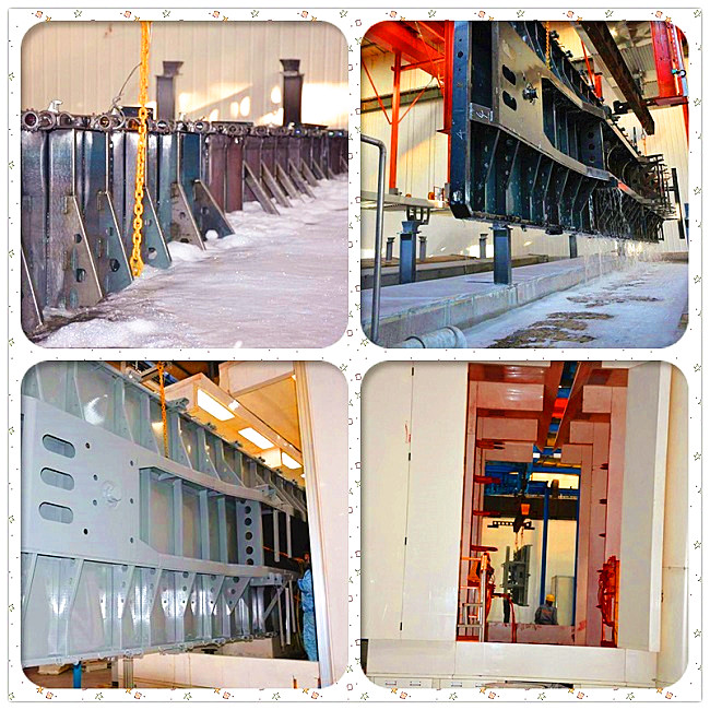 Port Skeletal Flat Rack Intermodal 40ft Cargo Container Trailer