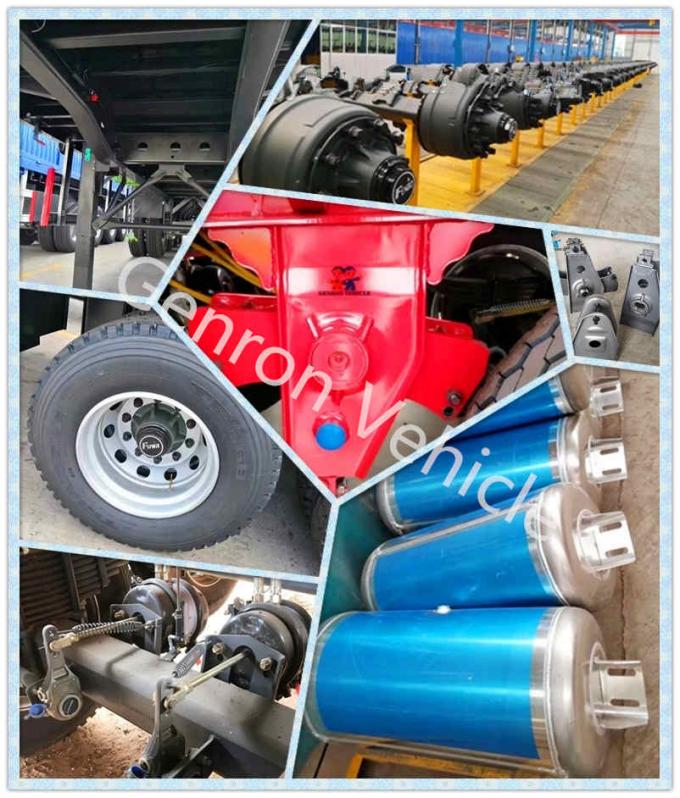 Genron Brand U - Type Rear Tipping Truck Trailer Export To Malaysia ...