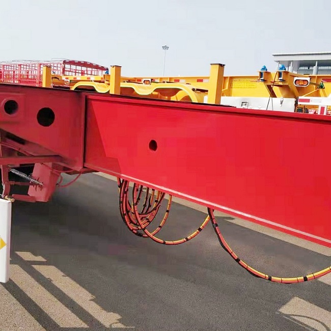 Multifunctional Iso 45T Extendable Container Semi Trailer