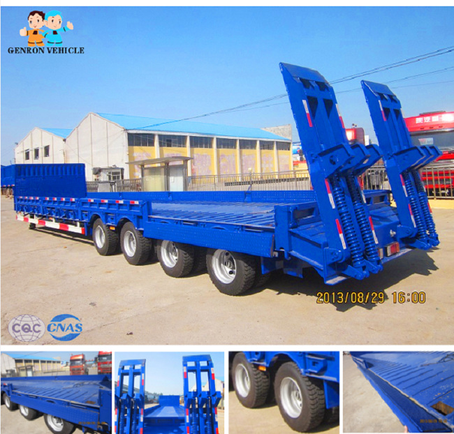 150T Heavy Duty Low Bed Trailers