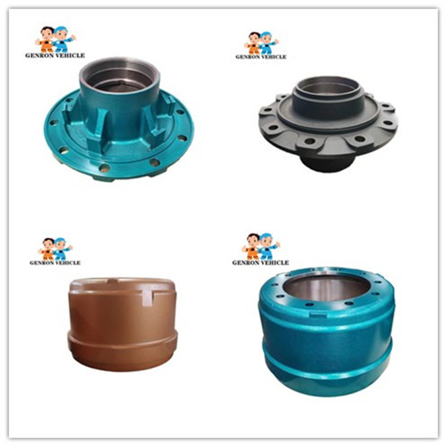 Truck Trailer Axle Parts Wheel Hub Spoke hub Rear for 10t 13t Light ...