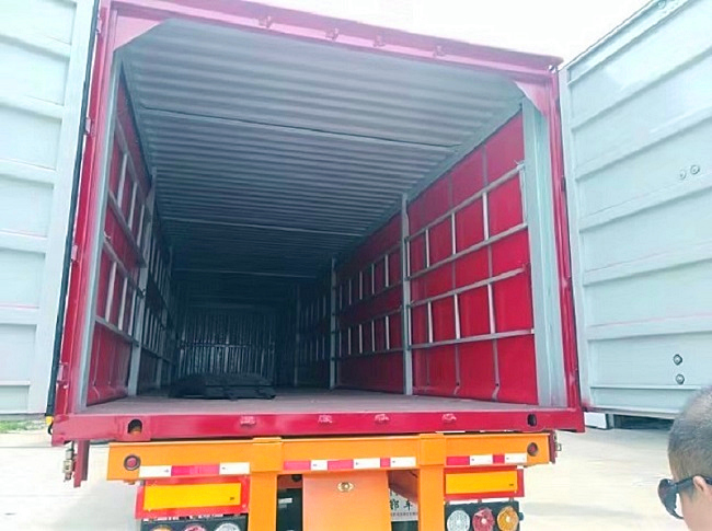 Welding Design Van Enclosed 30ton 40ft Flatbed Curtain Side Trailers