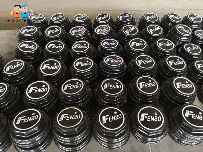 Heat Treatment Q195L 2.0mm FUWA 25T Trailer Hub Cap