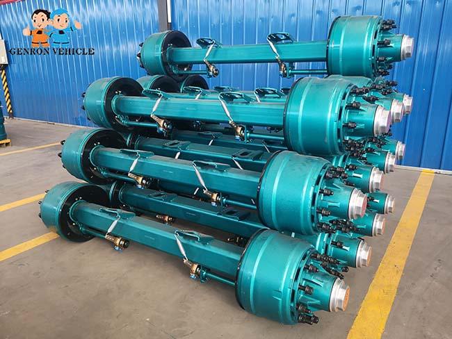 Round Square TS16949 150mm Trailer Steel Beams Assembly