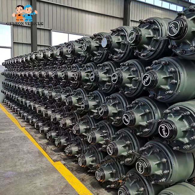 Round Square TS16949 150mm Trailer Steel Beams Assembly