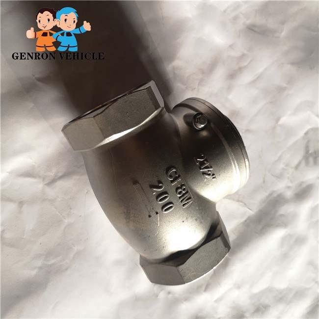 Trailer Hydraulic Water Flow Control 2 1/2" Npt Swing Check Valve
