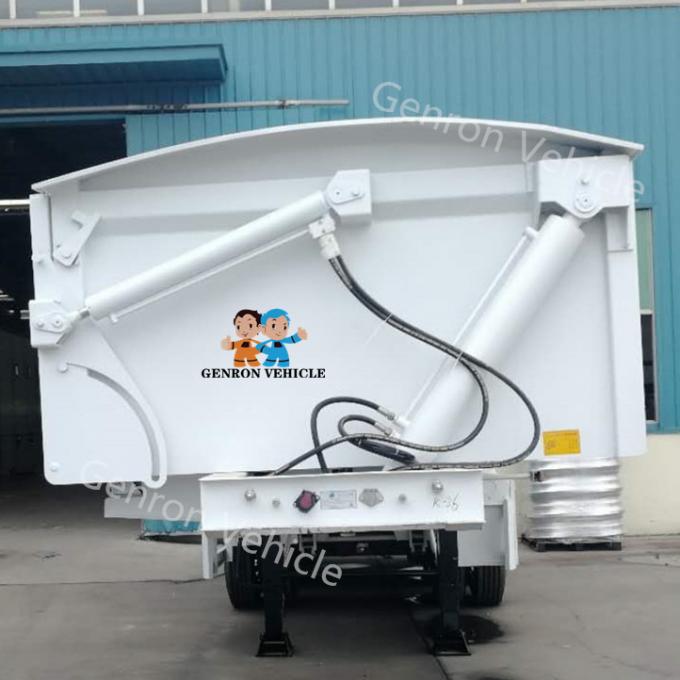 ABS Anti Lock Leaf Spring Frameless Tipper End Dump Tractor Trailer