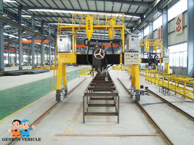 Timber Transport 11.00R20 Tire Genron Log Loading Trailer