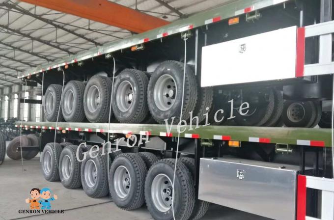 Genron 20/40ft Container Semi Trailer Flatbed Platform