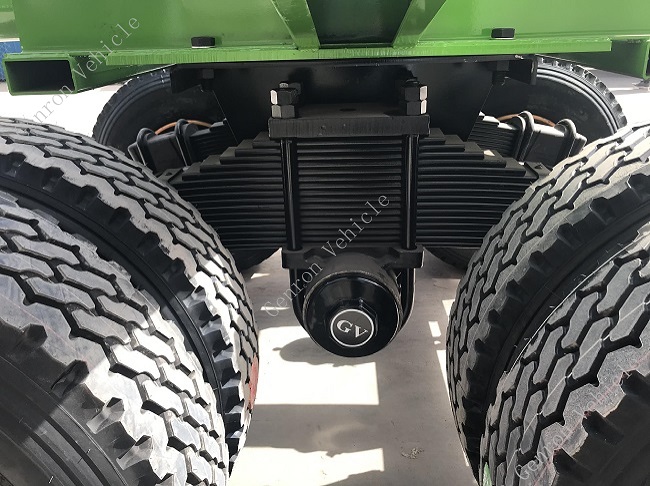 2 Axles Bogie Suspension 50T Logging Semi Trailer