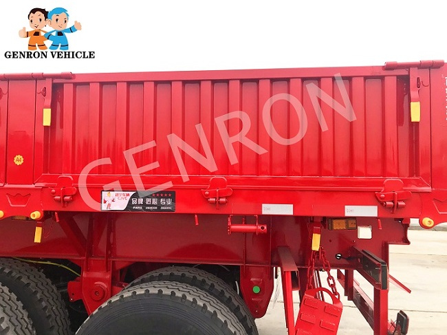 30T - 40T Drop Side Dump Trailer With 13T FUWA Axle