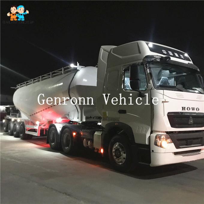 CCC Dry Bulk 3 Axles Mixer 68m3 Bulk Cement Semi Trailer Genron brand